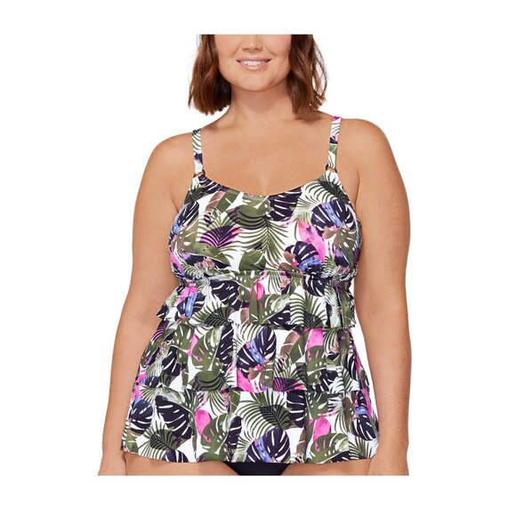 Island Escape | Swim | Nwt Island Escapes Womens Square Neck Underwire ...